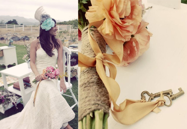 Keyhole Wedding Bouquets