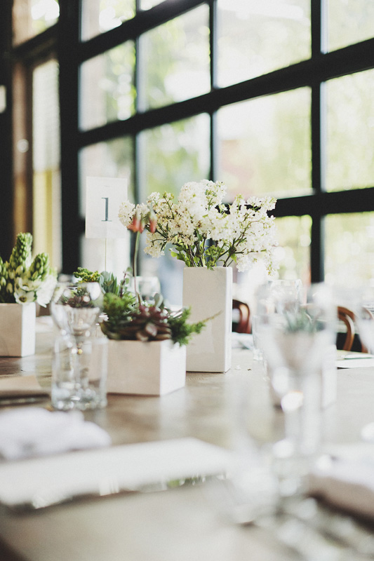 Modern Wedding Reception Centerpieces