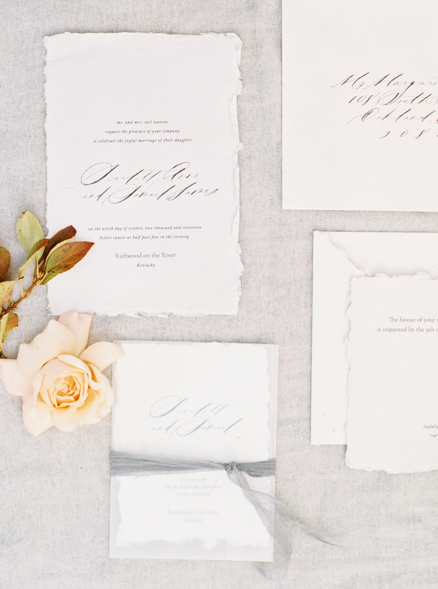 Wedding Invitations Hand Stamp